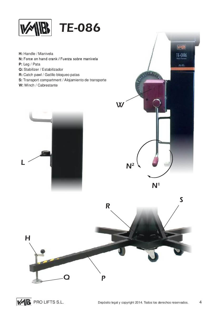 VMB Tower Lift TE086 - Incomparable Stability – MTN Shop EU